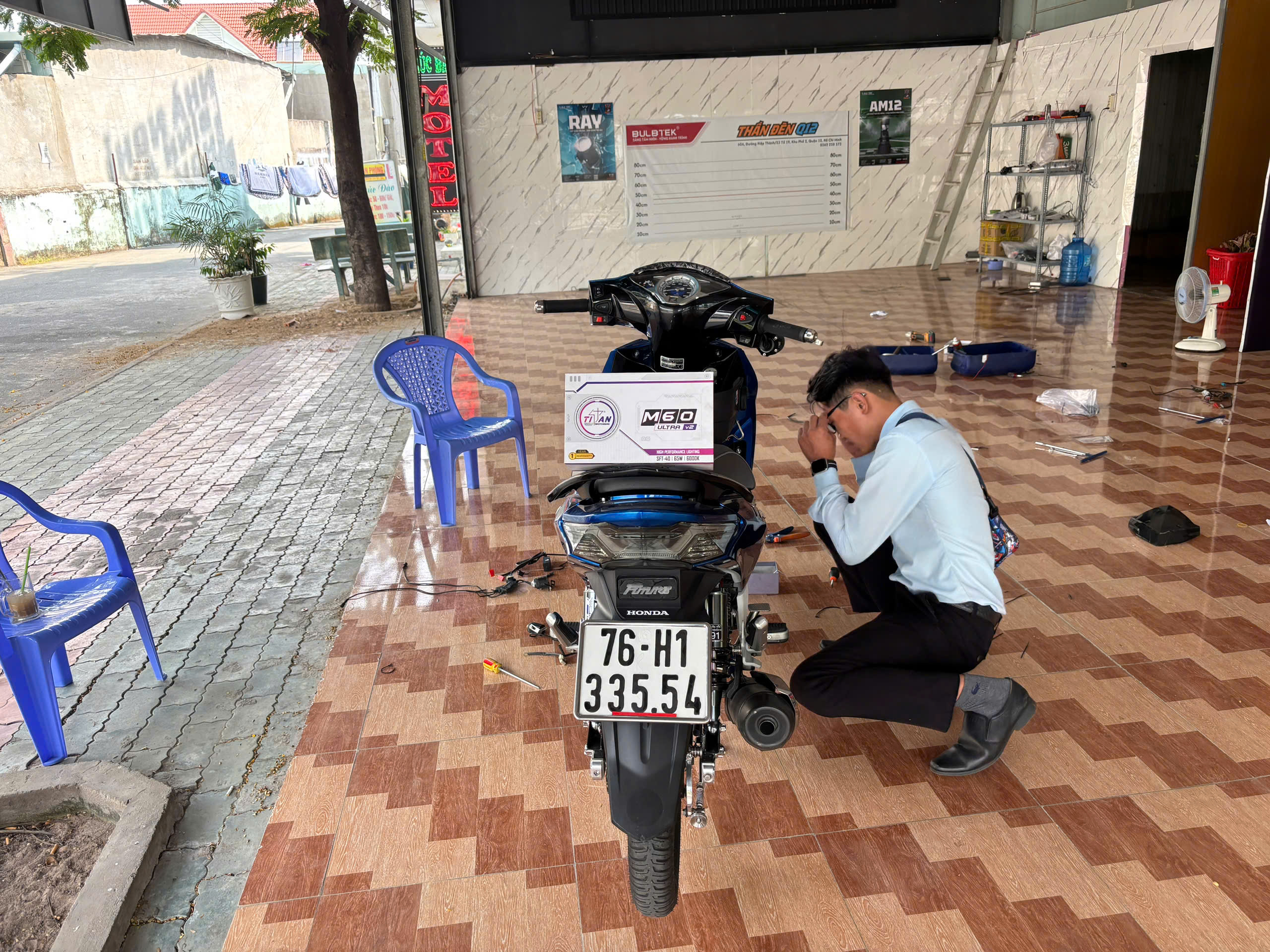 Độ đèn nâng cấp ánh sáng NÂNG CẤP ÁNH SÁNG M60 ULTRA V2 CHO XE FU